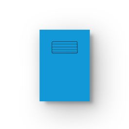 Squared School Sized Exercise Book - 60 Pages - Blue Cover