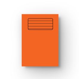 Music Manuscript A4 Exercise Book - Orange Cover
