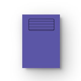Squared A4 Exercise Book - Purple Cover